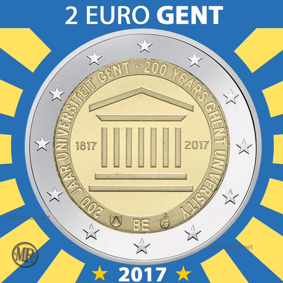 2 Euro 2017 Belgio Ghent University | Università di Gand - Valore
