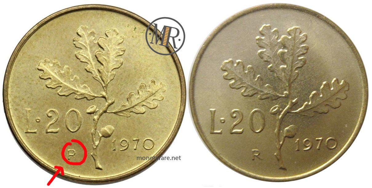 20 Lire - Valore 20 Lire Rare 1958 e di Tutte le altre 20L.