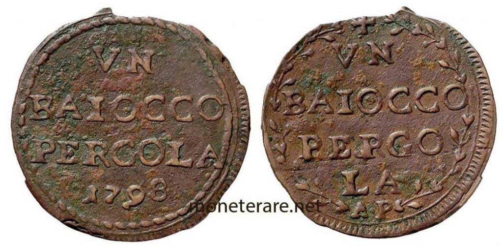 Baiocco e Mezzo Baiocco | Storia e Valore | Moneterare.net