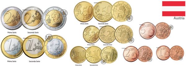 Euro Austria | Valore Monete Euro Austriache Rare e Comuni